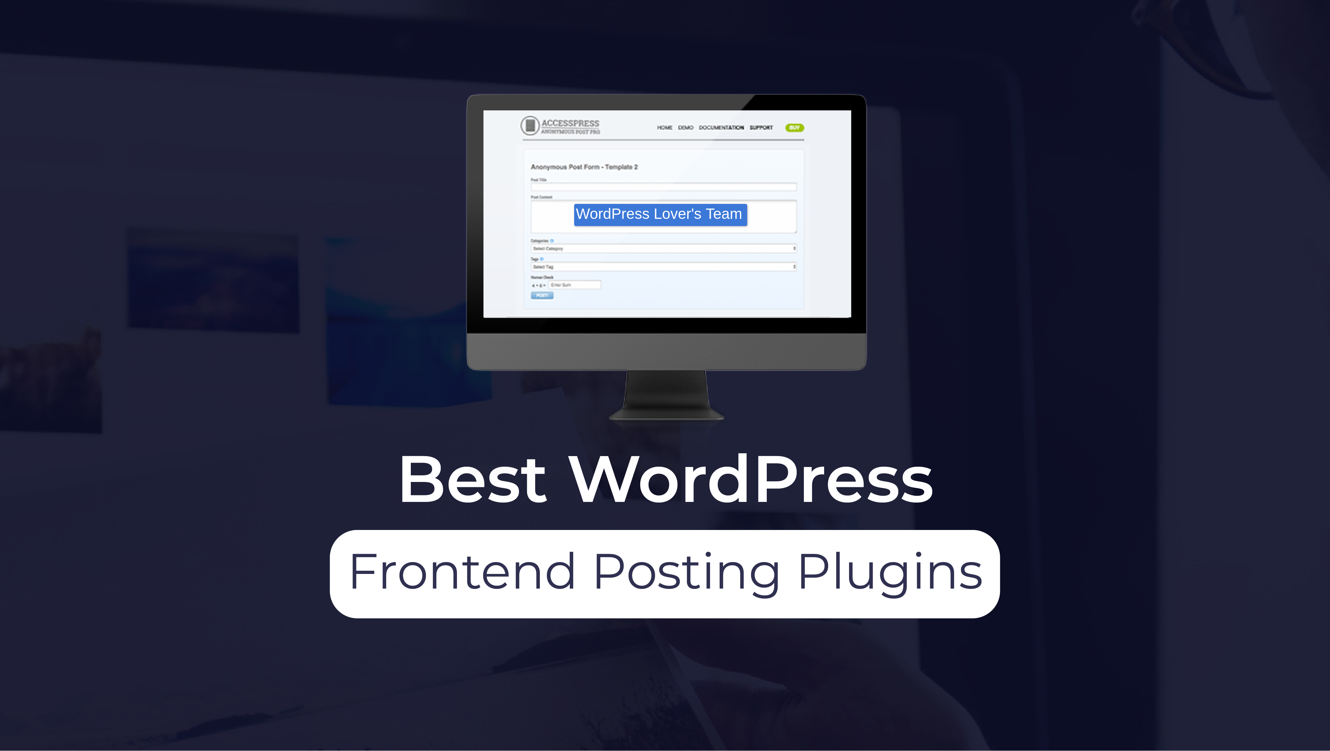 5+ Best WordPress Frontend Posting Plugins - WP Lovers