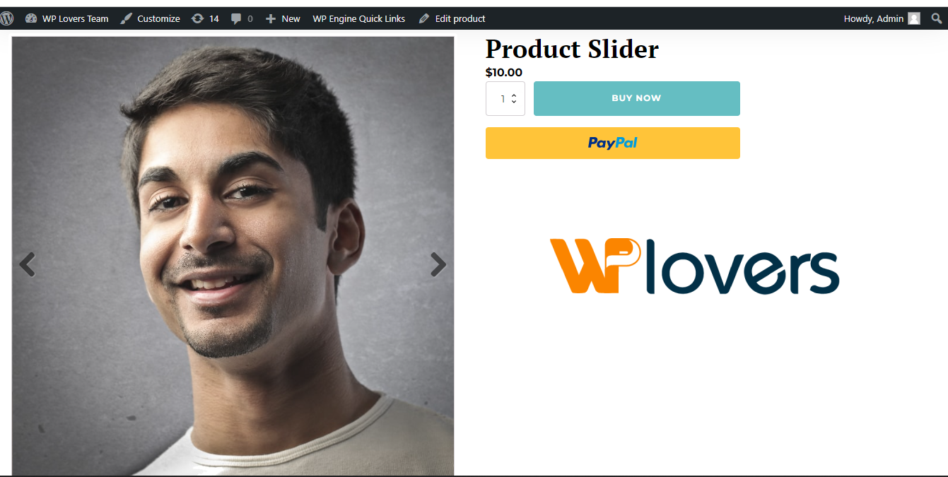 WooCommerce Product Slider with flexslider js in Oxygen - WP Lovers